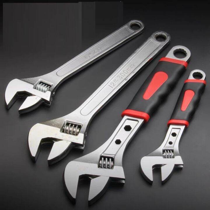 Cooper Adjustable Wrench (Katala) 8inch/10inch/12inch Rubber Handle ...