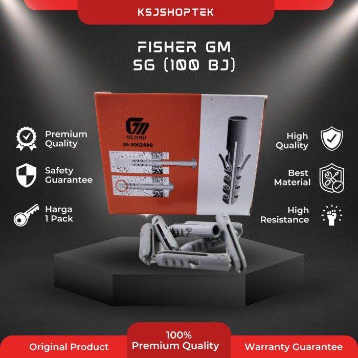 GM viser fisher piser fiser s6 Per Pack Isi 100 Bj Nylon Plug | Lazada ...