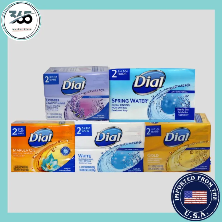 Dial Antibacterial Soap Bar - 3.2 oz (90g) - 2 pack | Lazada PH