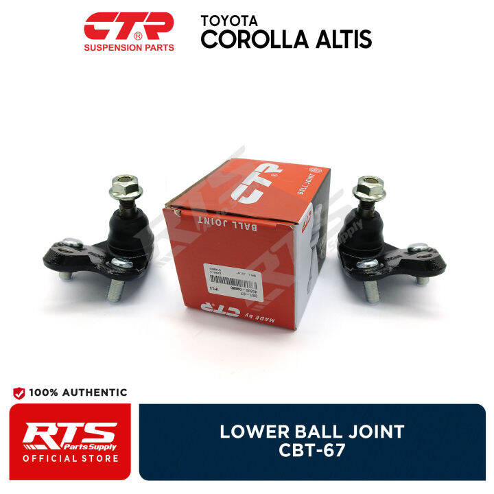 CTR 2PCS Lower Ball Joint for Toyota Corolla Altis 2009-2018 CBT-67 ...