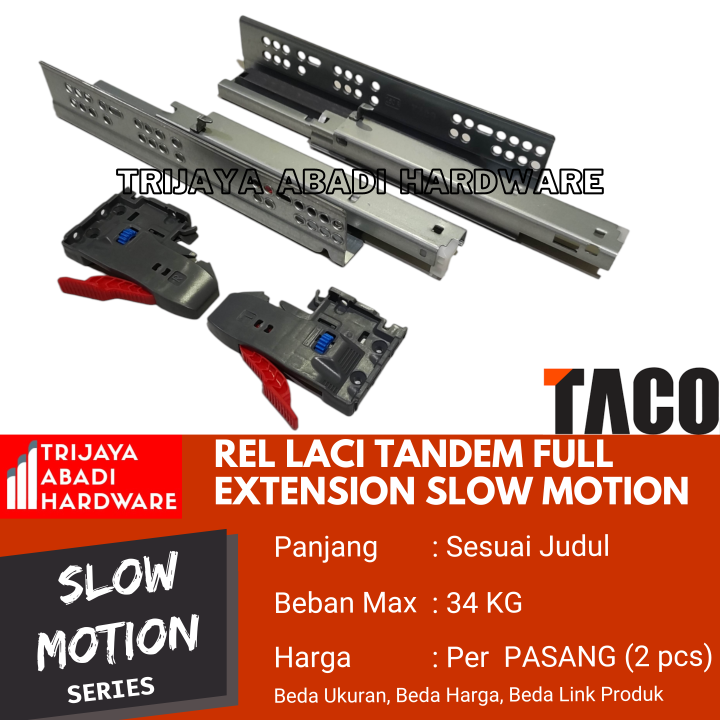Rel Laci Tandem 40 cm Soft Closing Full Extension Slow Motion 400 mm ...