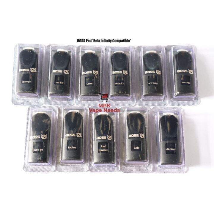 BOSS POD 2ML 3 RELX Infinity / Essential Compatible | Lazada PH