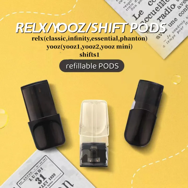 Ready Stock RELX INFINITY /Relx Phantom/ RELX Essential REFILLABLE EMPTY PODS | Lazada PH