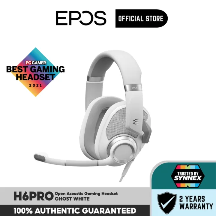 EPOS H6PRO Open Acoustic Gaming Headset GHOST WHITE (H6PRO-OPEN-WH) | Lazada.co.th