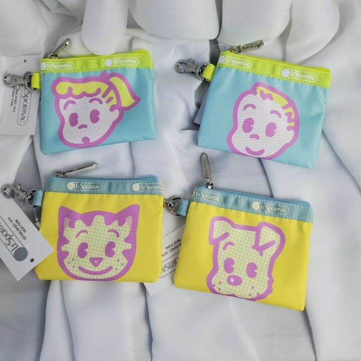 LeSportsac Harada Ji จี้ Dompet Koin กันน้ำรูปการ์ตูนกระเป๋าเหรียญ ...