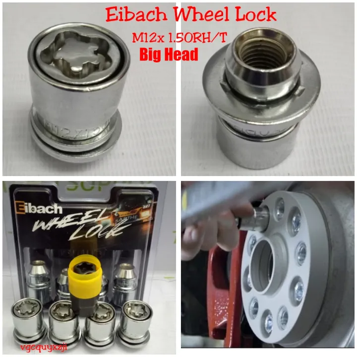 Eibach Flower locking Wheel Lock Nut 36mm M12 x 1.50 Speacial lock ...
