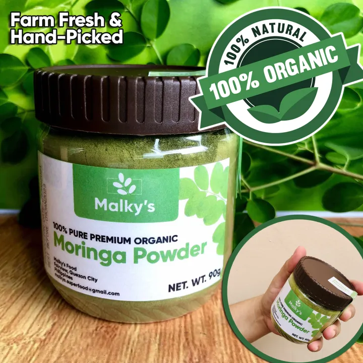 Pure Moringa Powder 90g Jar by Malky's Superfood | Lazada PH
