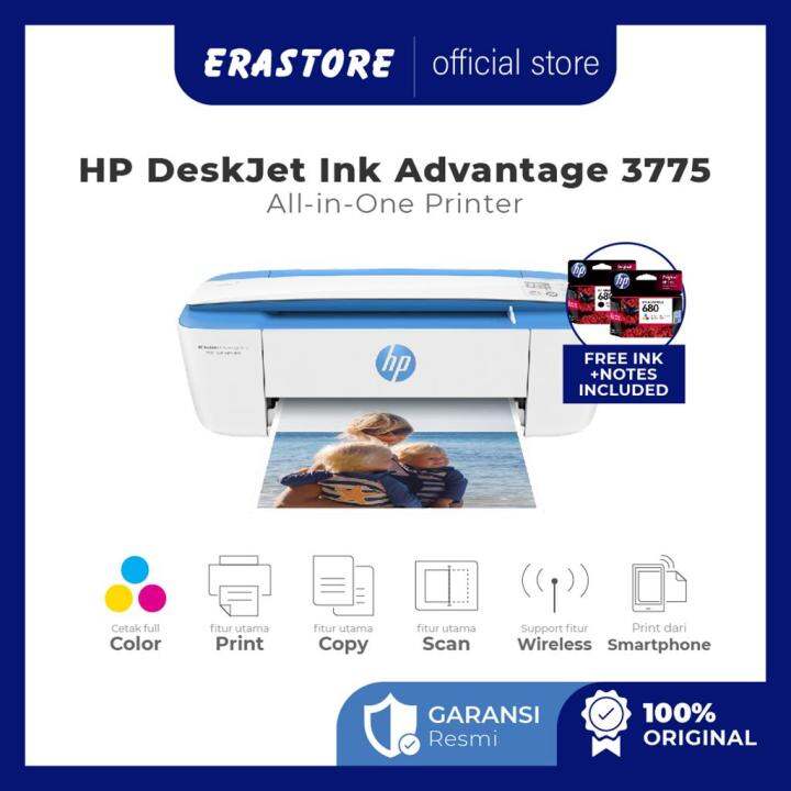 HP DeskJet Ink Advantage 3775 All-in-One Printer (J9V87B) | Lazada ...