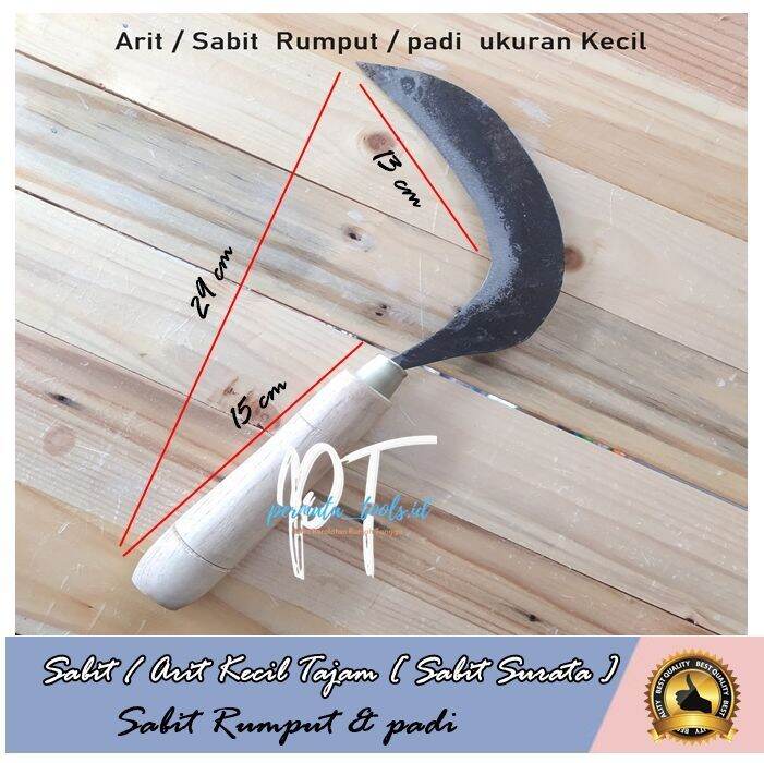Arit Rumput Babat Rumput Baja Asli/Arit kecil/Sabit Mini Pemotong ...
