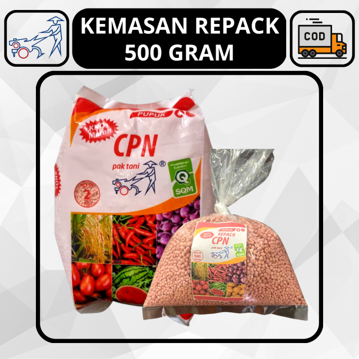 Pupuk KNO3 KNO 3 MERAH CPN 15-0-14 Pak Tani Saprotan Utama Kemasan Repack 500 gram | Lazada ...