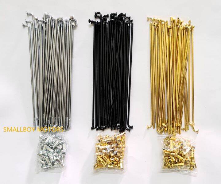 YAMAHA RXZ135 MILI CATALYZER NEW FRONT REAR SPOKES NEEDLE NIPPLE LIDI ...