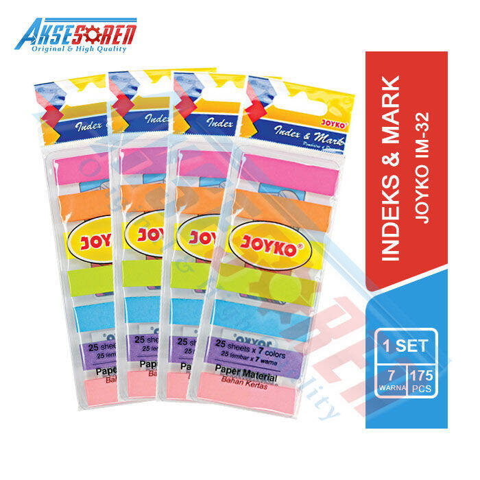 PEMBATAS HALAMAN BUKU JOYKO [IM-32] / PENANDA BACAAN BUKU / STIK NOTE ...