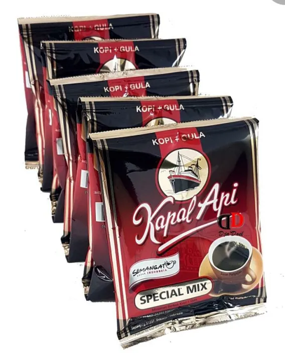 KOPI KAPAL API HITAM PLUS GULA | Lazada Indonesia