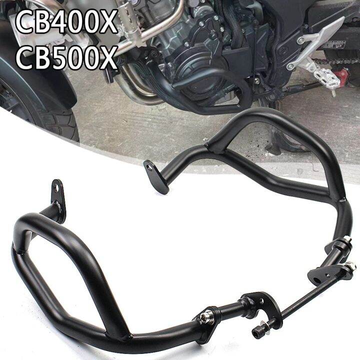 Motorcycle Upper&Lower Engine Guard Highway Crash Bar Frame Bumper ...