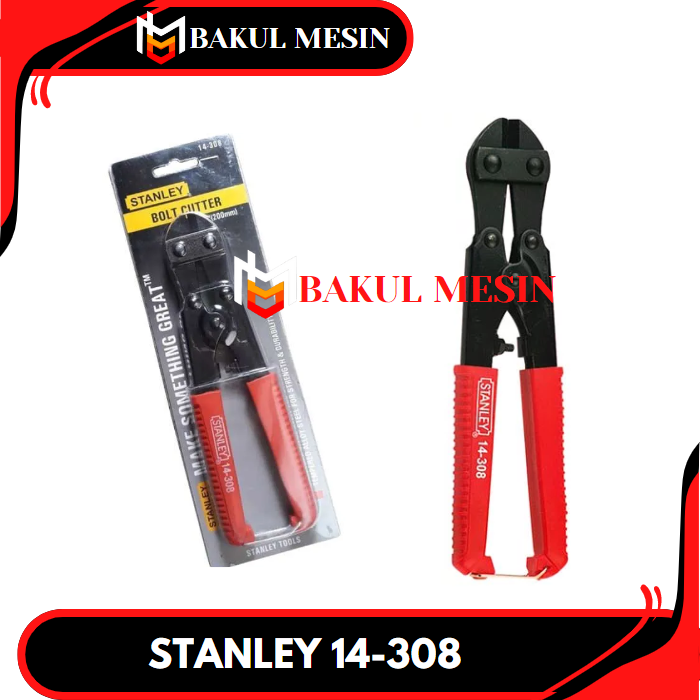 STANLEY 14-308 gunting kawat tang potong bolt cutter 8inch | Lazada ...