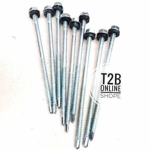 Baut drilling 12 x 100, SDS Galvalum baut roofing baja ringan | Lazada ...