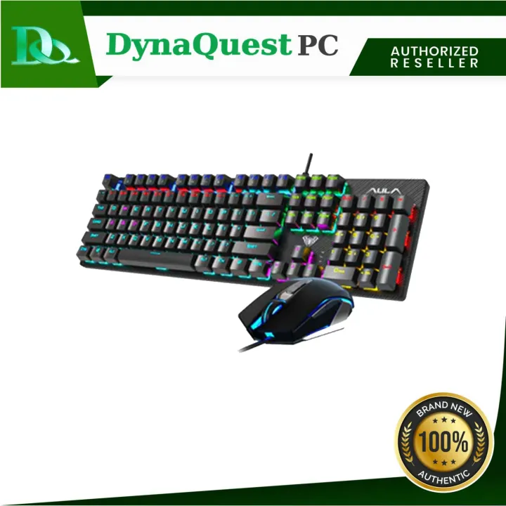 Aula T640 Mechanical Wired Gaming Keyboard And Wired Gaming Mouse Combo ...
