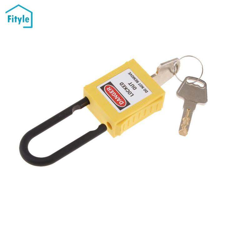 Fityle PL38-KD 38 mm PVC Curved Safety Lockout Padlock | Lazada PH