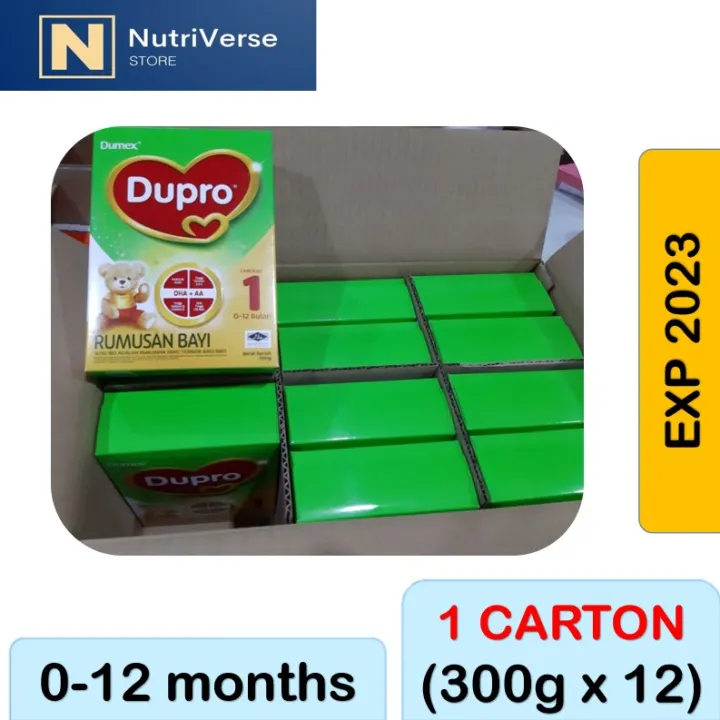 DUPRO Step 1 (1 CARTON) 300g x 12 boxes | Lazada