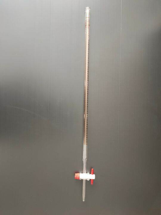 Haberg/Germany_บิวเรตแก้ว ก๊อกเทฟล่อน 25, 50 มิลลิลิตร Burettes with ...