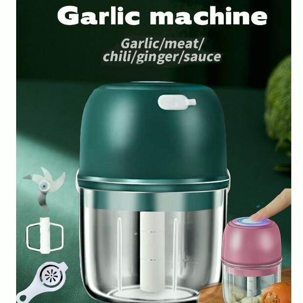 ♦Electric Chopper Food Processor With Pounding Garlic machine Cutting ...