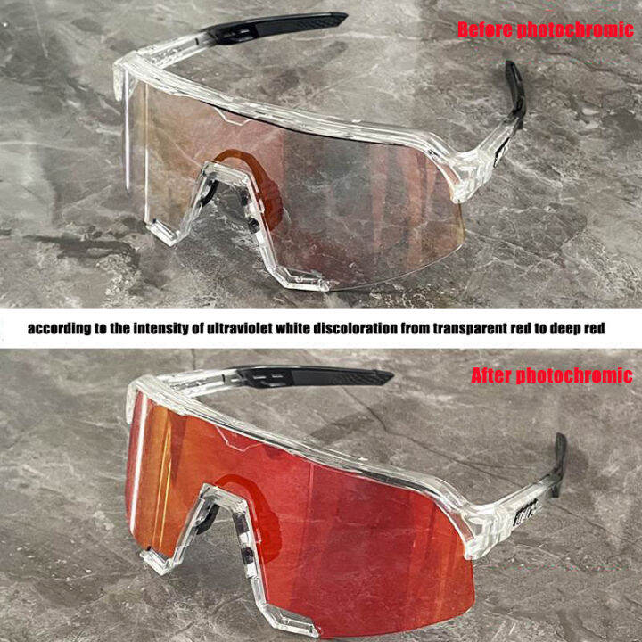 Cycling glasses 100% s3 model photochromic automatic glasses color ...