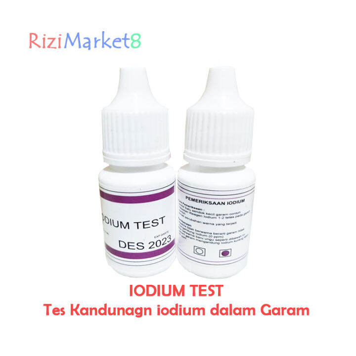 Test Kit Yodium ET - Iodine Testkit - Teskit untuk Tes Iodium | Lazada ...