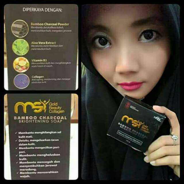 PALING MURAH !!! Sabun MSI Bamboo Charcoal Untuk Jerawat dan Flek Hitam ...