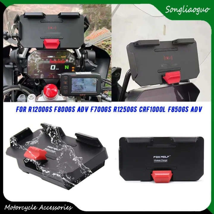 Motorcycle New mobile phone wireless charger navigation bracket ...