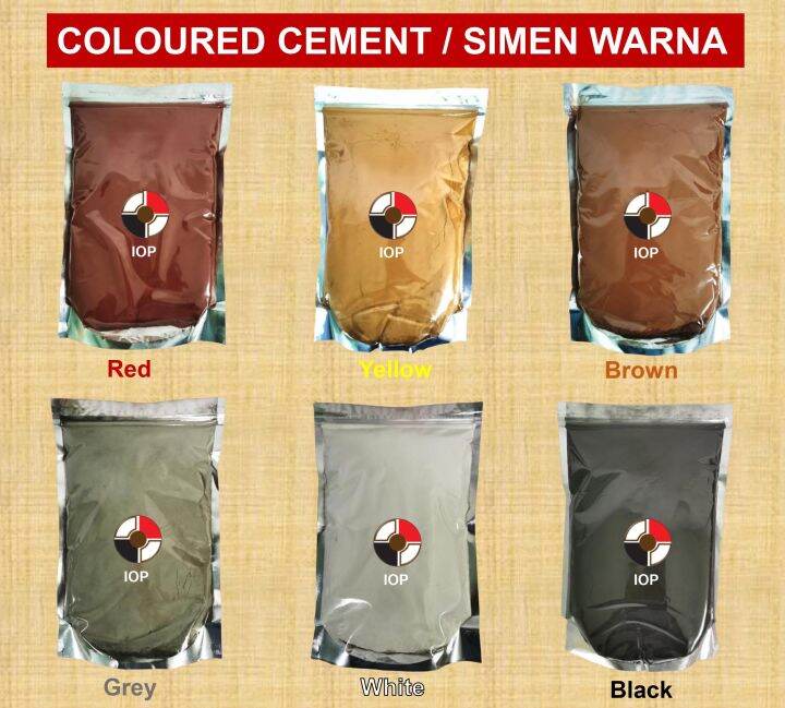 (2KG) Simen Warna / Color Cement / Coloured Cement / Color Concrete ...