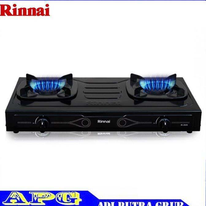 Kompor Gas Rinnai 2 Tungku Ri-202S Kompor Rinnai Body Teflon Tebal Armandogea1163 | Lazada Indonesia