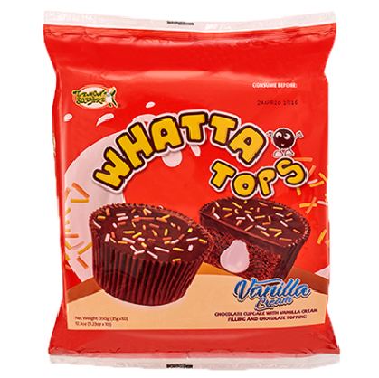 Whatta Tops Vanilla Cream Cupcakes ( 10 pcs/pack ) | Lazada PH
