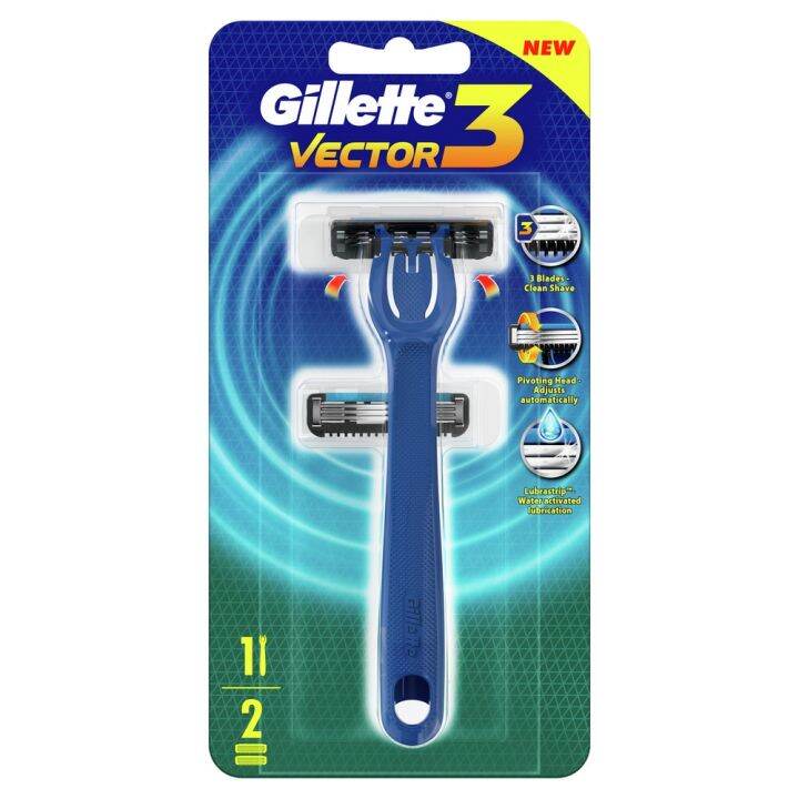 GILLETTE Vector3 Razor 1s | Lazada PH