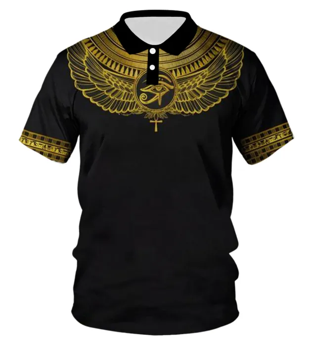 Ancient Egyptian Symbol 3D Printed polo New Fashion Summer PoloShirt 01 ...