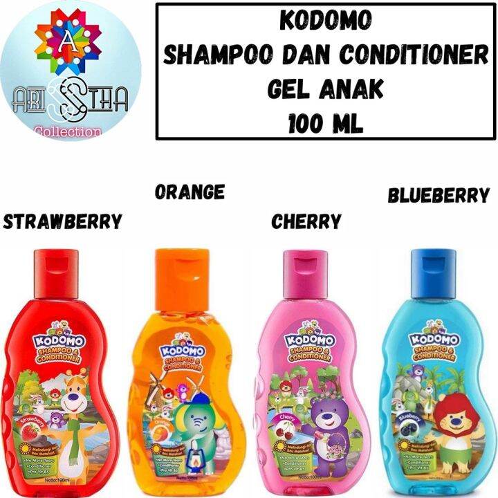 Kodomo Shampoo dan Conditioner Gel Anak Kemasan Botol 100 ML | Lazada Indonesia