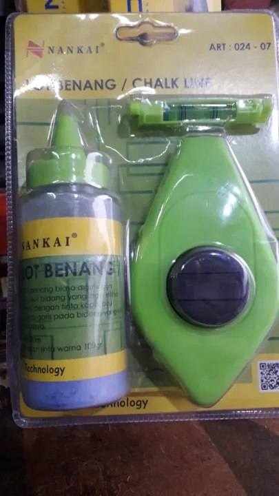 NANKAI Chalk Line 30 M sipat sipatan tinta Marking Benang Kapur ...