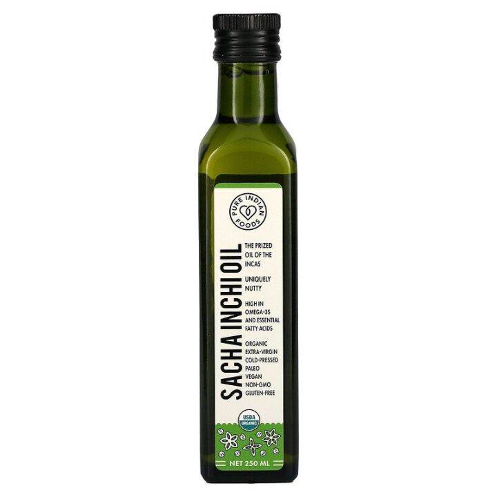 [PRE-ORDER] Pure Indian Foods, Organic Cold Pressed Extra Sacha Inchi ...