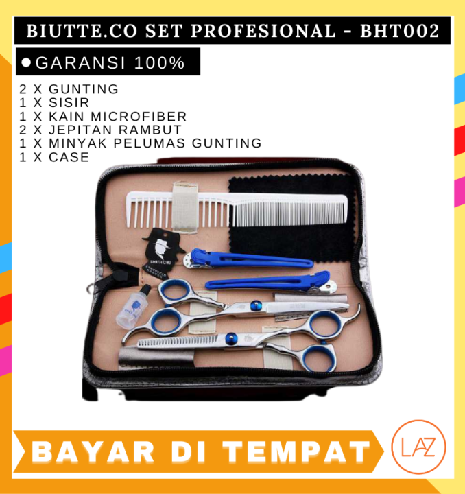 COD - BERGARANSI [BIUTTE.CO SET GUNTING RAMBUT SALON PROFESIONAL ...