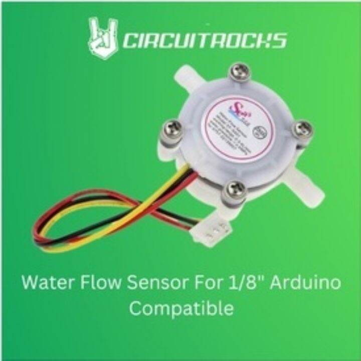 Water Flow Sensor For 1 8 Arduino Compatible Lazada Ph