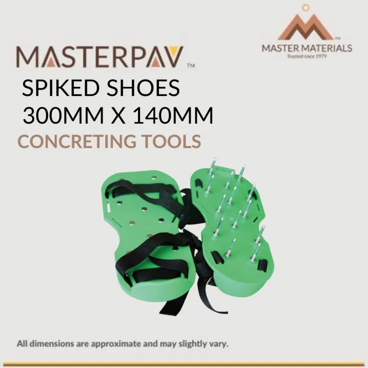 MASTERPAV Spiked Shoes Construction Tools Self-leveling cement /epoxy ...