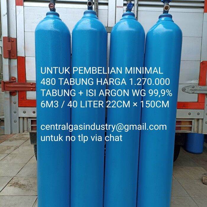 argon 6 M3 6M3 Tabung argon termasuk isi cat baru | Lazada Indonesia