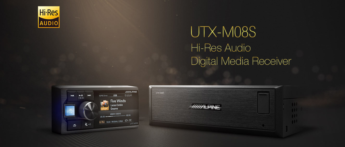 ALPINE UTX-M08S [ADD-IN DSP AUDIO PLAYER] เครื่องเล่นเสียงเพลง DSP ...