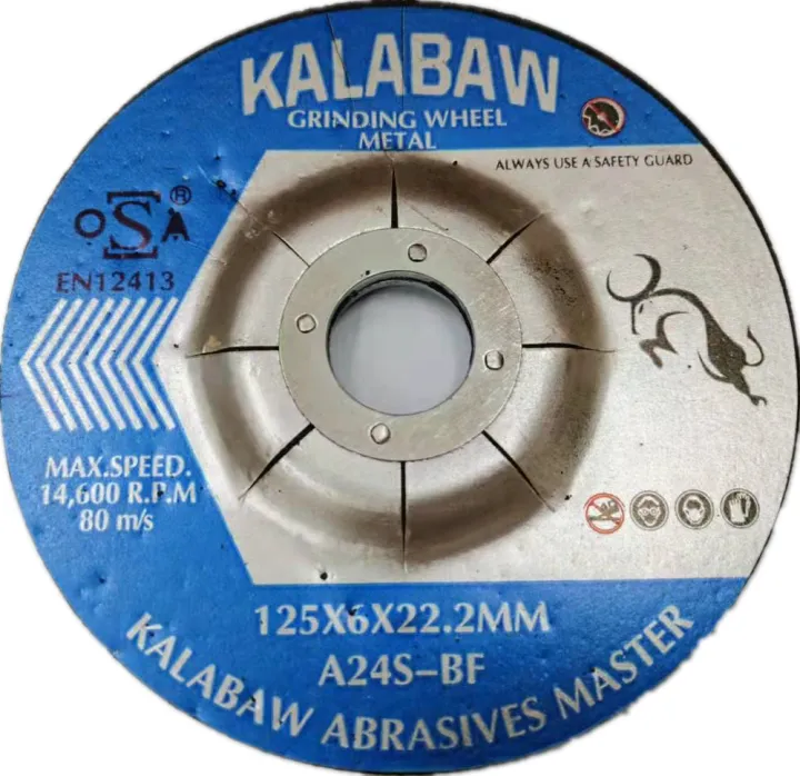 1pcs Kalabaw Grinding Disc 5" inches / 125 x 6 x 22.2mm Heavy Duty ...