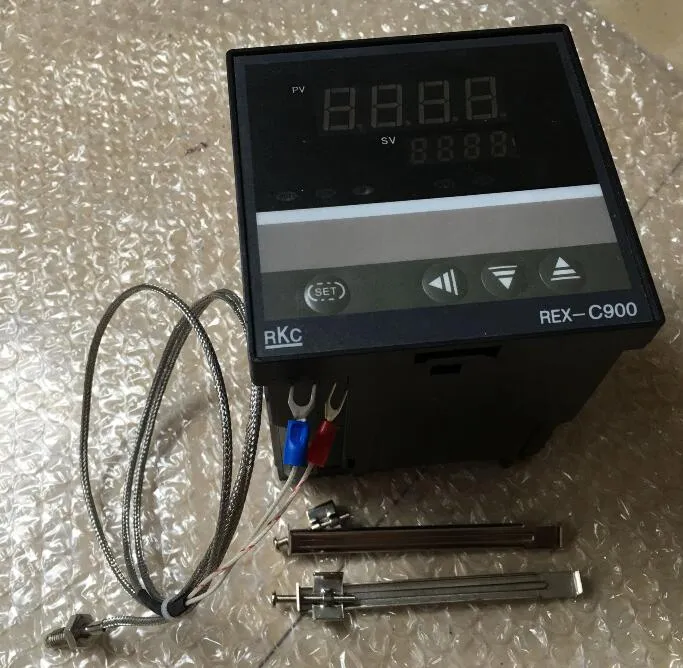 REX-C900 RKC Multi-Input PID Temperature Controller REX-C900FK02-M * AN + 1M Thermocouple Probe ...