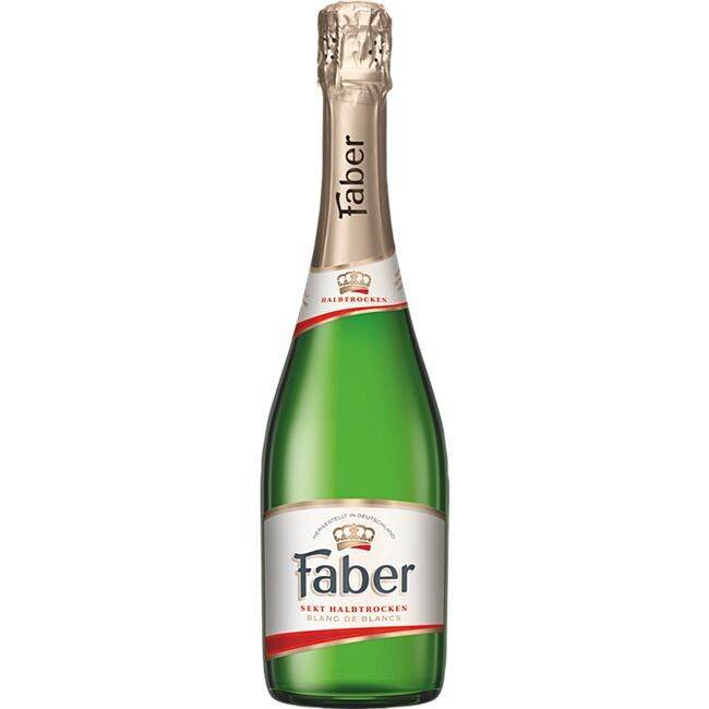 Faber Sekt Halbtrocken Blanc De Blancs 11%vol Sparkling Wine Germany ...