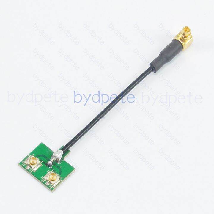 MMCX Male Plug Y Type Splitter Cable to 2x IPX UFL Socket SMD PCB IPEX 1.37mm RF Coaxial Kable ...