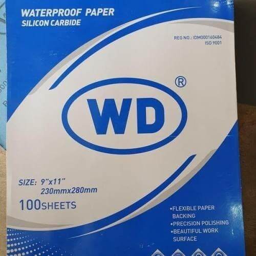 MURAH AMPLAS KERTAS/ ABRASIVE PAPER / AMPLAS DUCO merk WD | Lazada ...