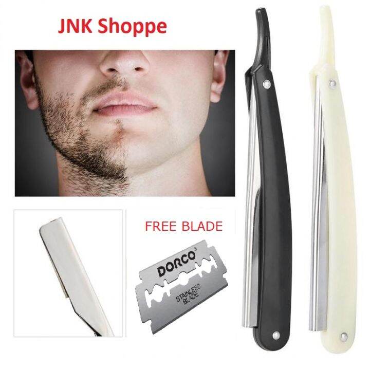 LABAHA Straight Razor Barber folding shaver with free Extra Blade ...