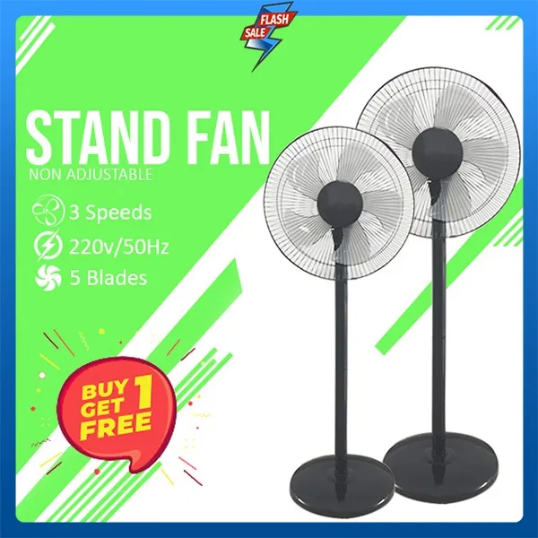 【Ready Stock】 (Buy 1 Take 1) Stand fan,Electric fan 16 inch, Household ...