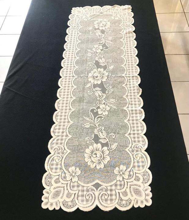 Taplak Meja Panjang Runner Ukuran 50 x 150 cm BEIGE Bahan Kain ...